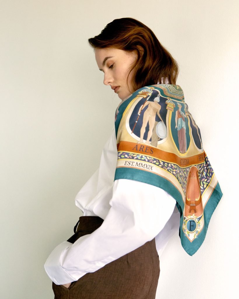 The Olympian Gods - Terracotta Turquoise - Fetolia